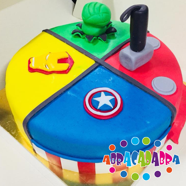 TORTA 30 PERSONAS FONDANT TEMATICA | Abracadabra