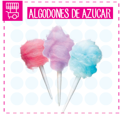 CARRITO 100 ALGODONES DE AZUCAR | Abracadabra